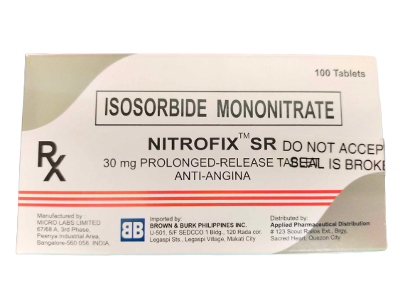 Nitrofix™ SR (Isosorbide Mononitrate) – The House Of Goodies