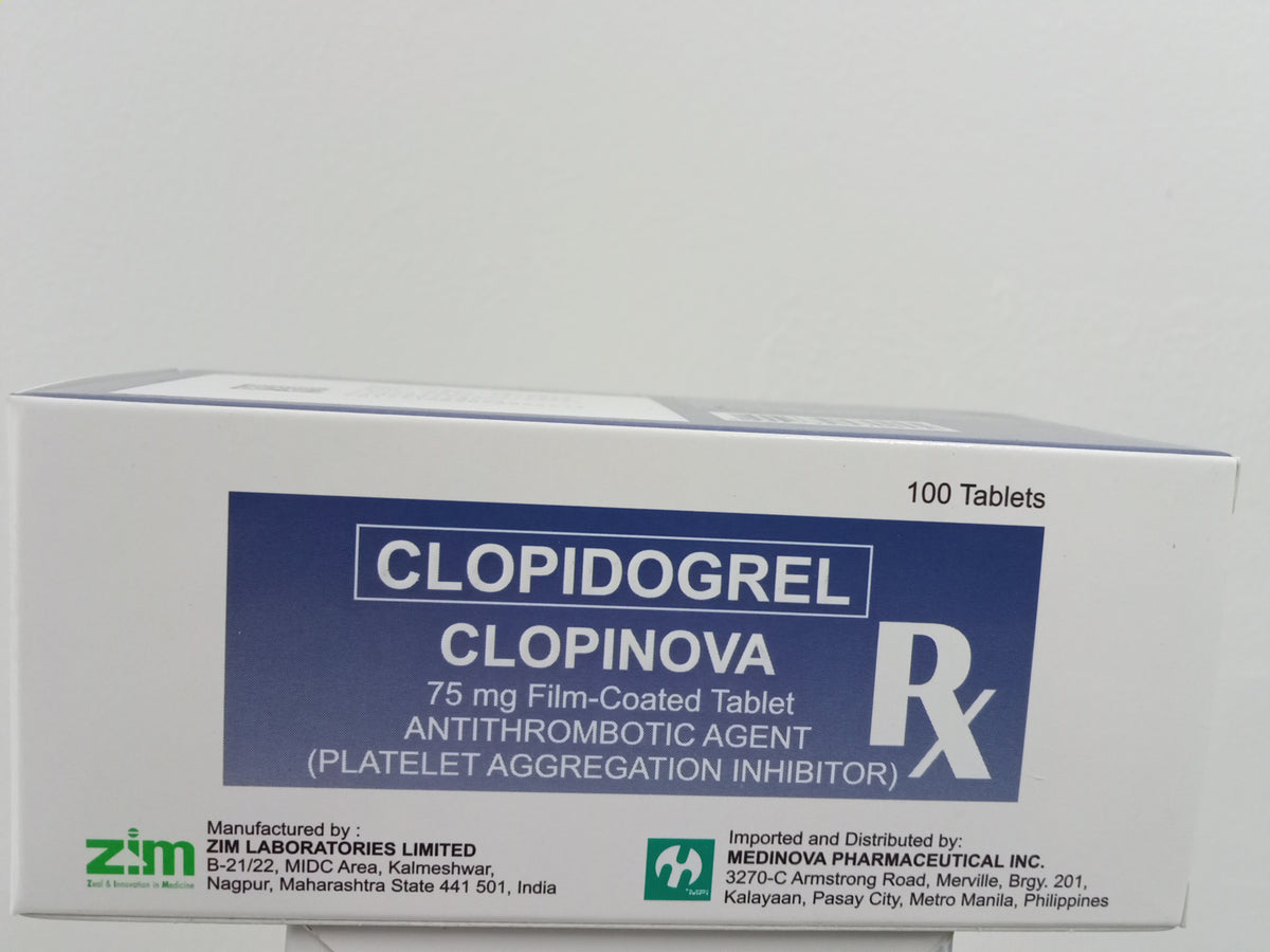 Clopinova (Clopidogrel) – The House Of Goodies
