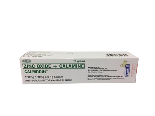 Calmodin ( Zinc Oxide + Calamine ) 160mg / 50 mg per 1g Cream – The ...