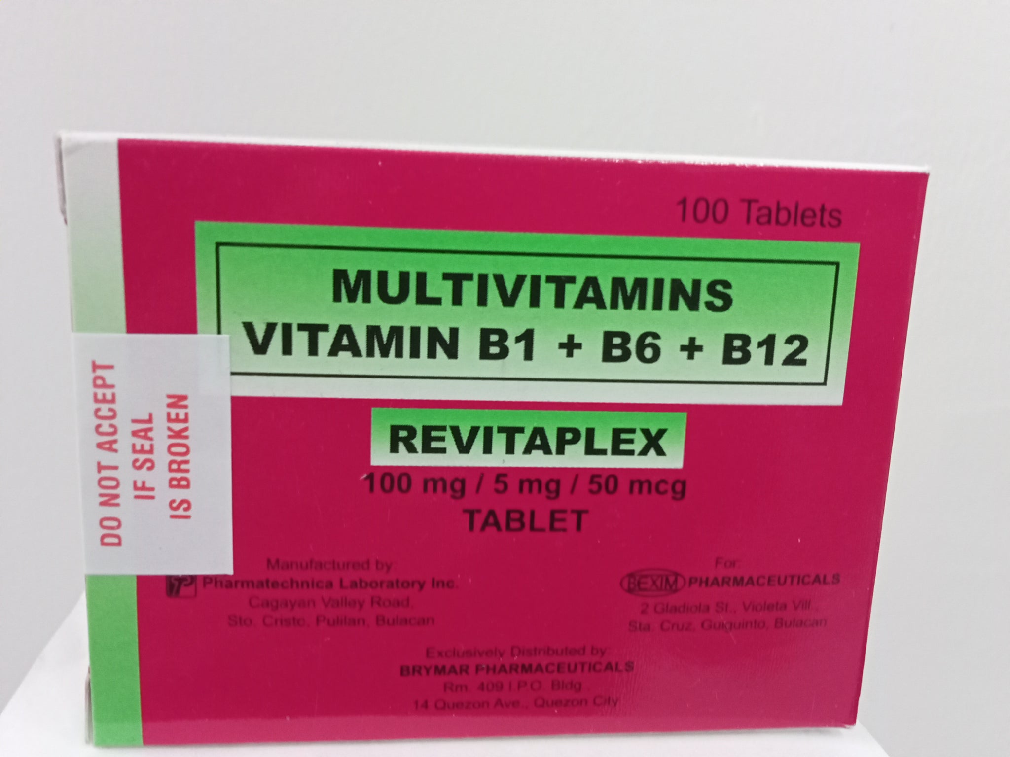 Revitaplex (Vitamin B Complex) – The House Of Goodies