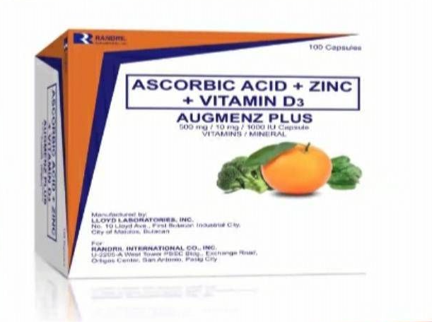 Augmenz Plus (Ascorbic Acid + Zinc + Vitamin D3) – The House Of Goodies
