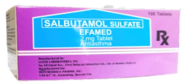 Efamed (Salbutamol Sulfate) – The House Of Goodies