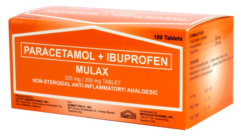 Mulax (Paracetamol + Ibuprofen) – The House Of Goodies